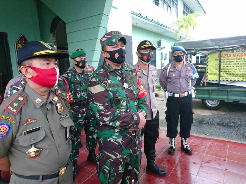 Tak Kenakan Masker di Banjarmasin, Sanksi Denda Rp100 Ribu Mulai Diberlakukan - Barito Post